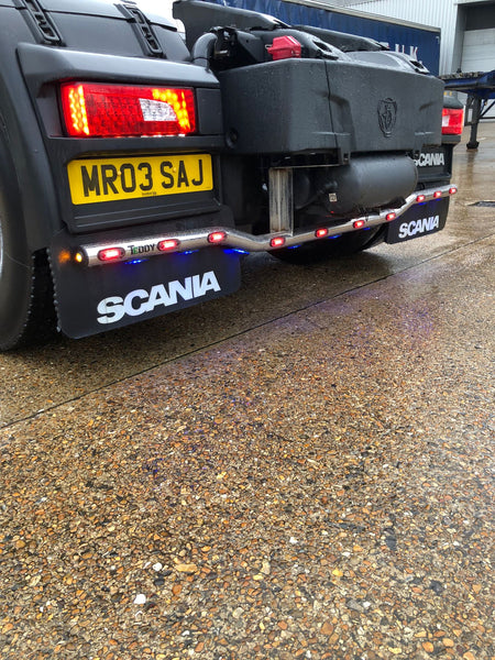 SCANIA NEXT GEN CHASSIS MUDFLAP 19 LED – Teddy Lightbars