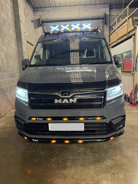 MAN TGE 2018 ROOF BAR 7 LED 4 SPIDER SPOTLIGHT – Teddy Lightbars