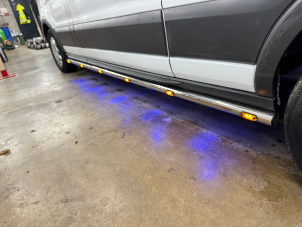 MERCEDES SPRINTER LWB 2018 - ON SIDE LIGHT BAR 6 AMBER LED – Teddy ...