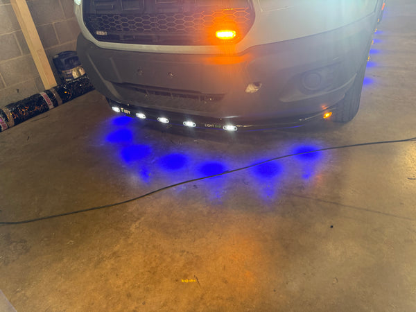 FORD TRANSIT 2013-2018 LOW BUMPER LIGHT BAR 7 LED – Teddy Lightbars