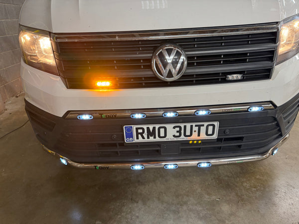 VW CRAFTER MAN TGE LOW BUMPER LIGHT BAR 7 LED – Teddy Lightbars