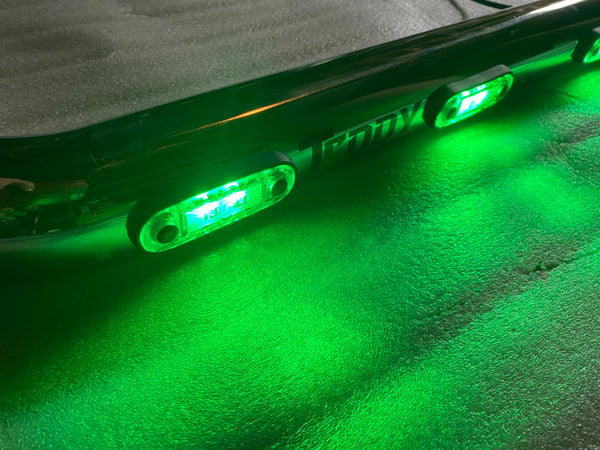 HELLA STYLE LED 12/24 V - GREEN – Teddy Lightbars